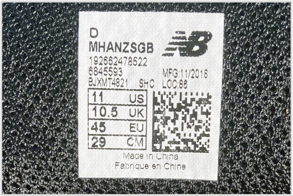 New Balance Shoe Size Chart | Solereview New Balance Shoe Size Chart | Solereview